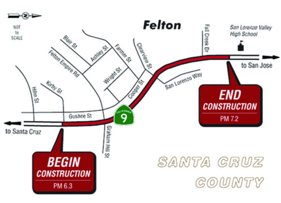 Caltrans puts another $3.3M toward Felton road project - Press Banner ...