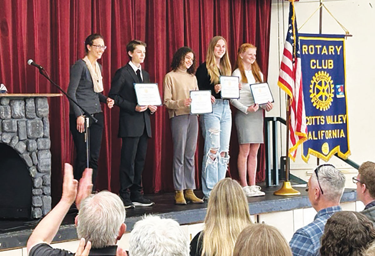 Scotts Valley Rotary awards scholarships for local students - Press ...