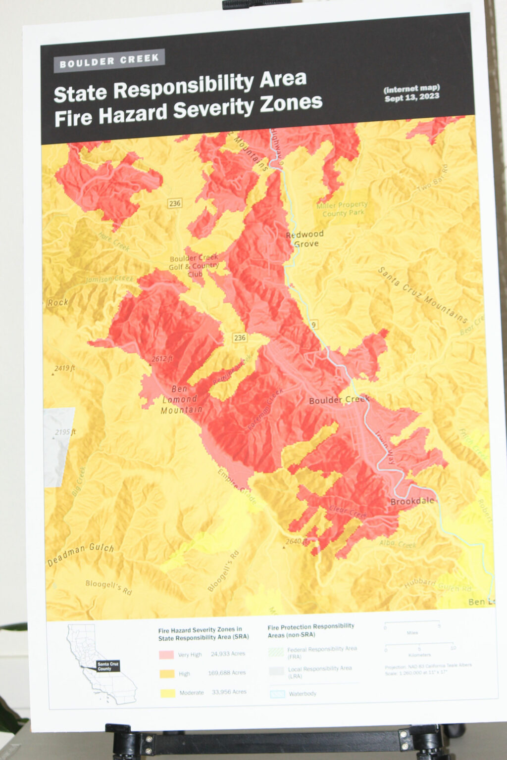 Dozens attend Ben Lomond meeting about new fire danger maps - Press ...