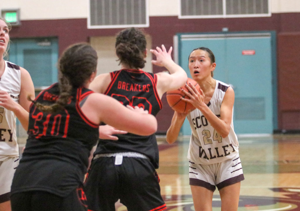 Falcons girls’ basketball shooting for the stars